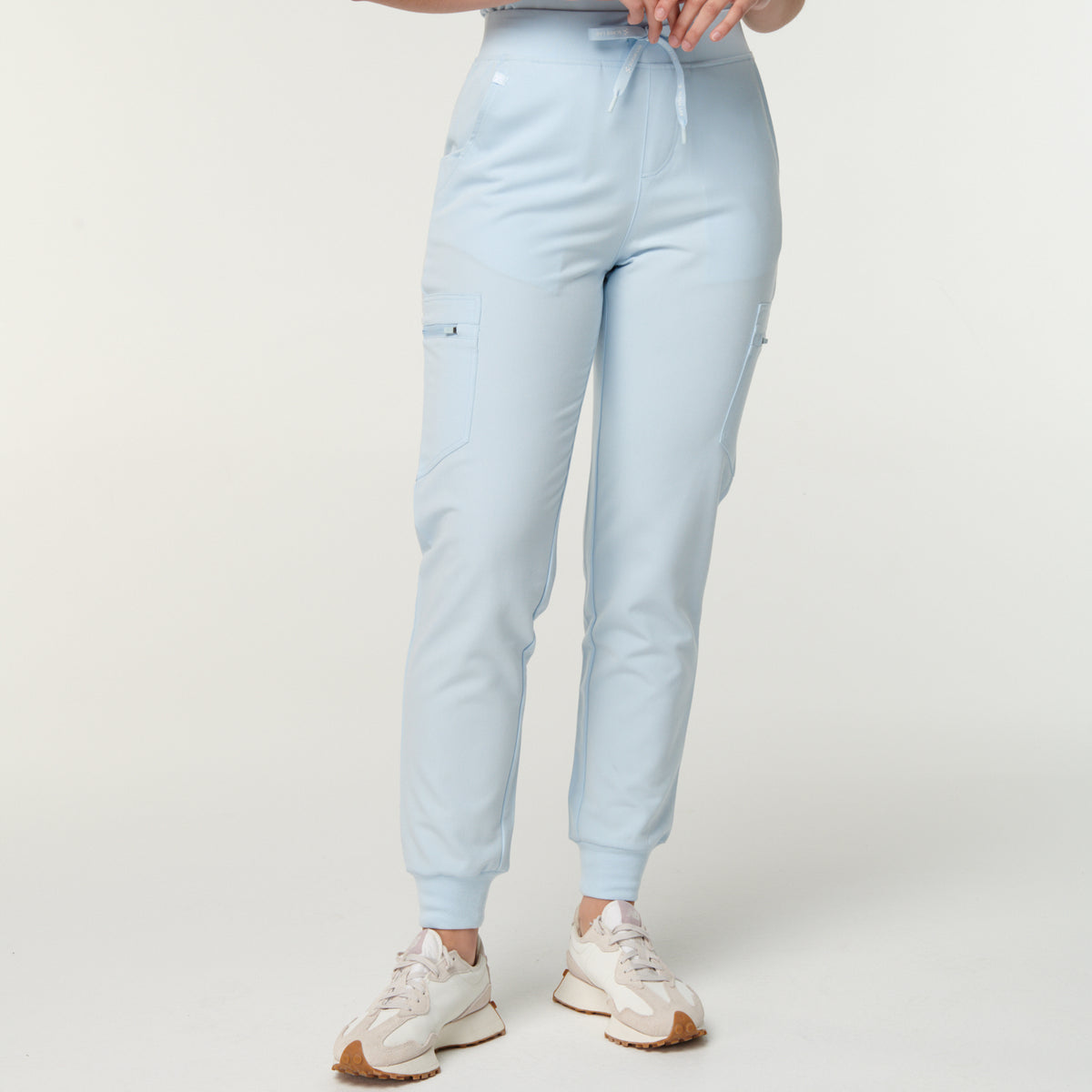 Women's Lucy Jogger Scrub Pants | Powder Blue – Scrub Lab - Premium ...