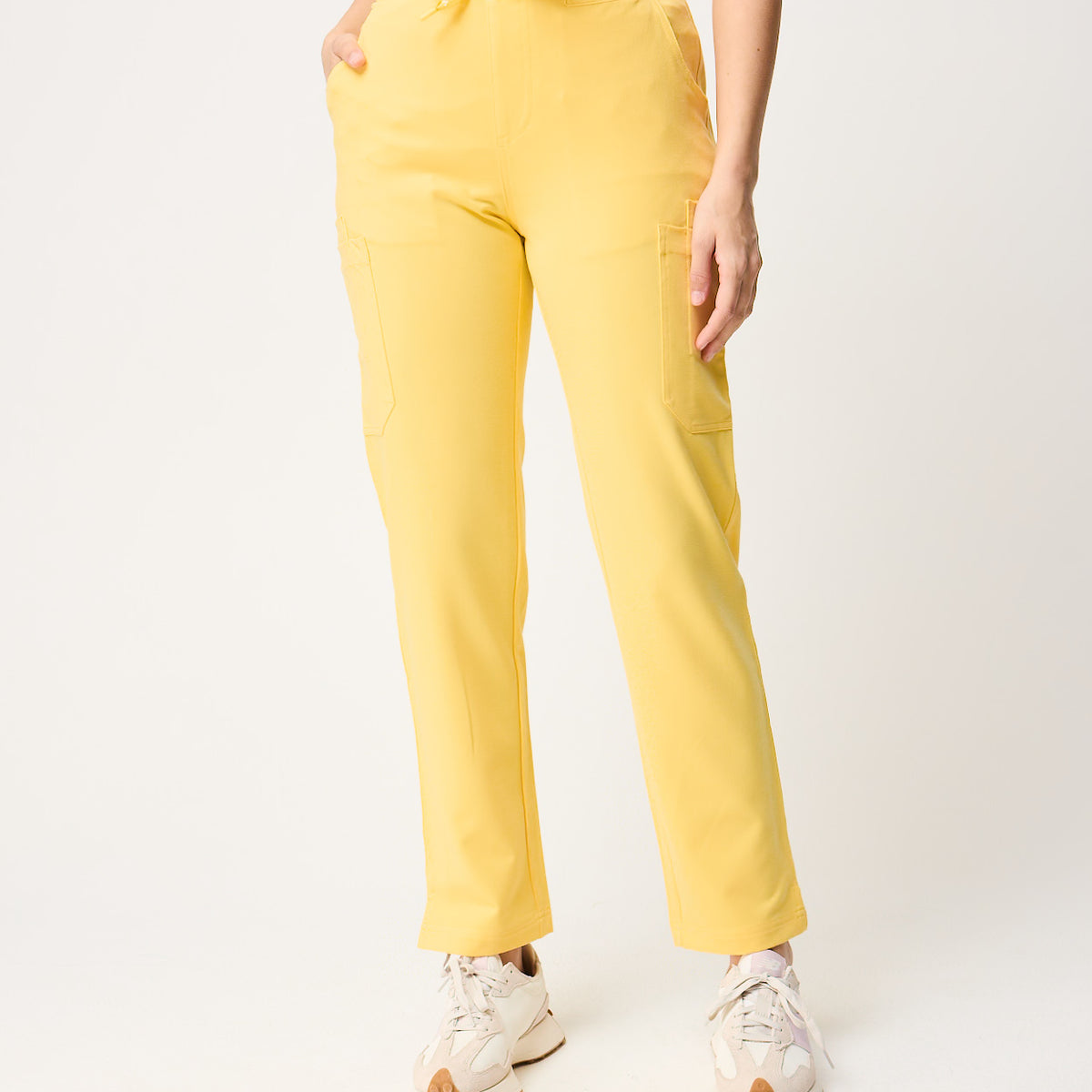 Women's Clarissa Skinny Leg Scrub Pants | Meadow Yellow – Scrub Lab ...