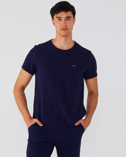 Crew Neck Medical Scrub Tops – Scrub Lab - Premium Medical Apparel