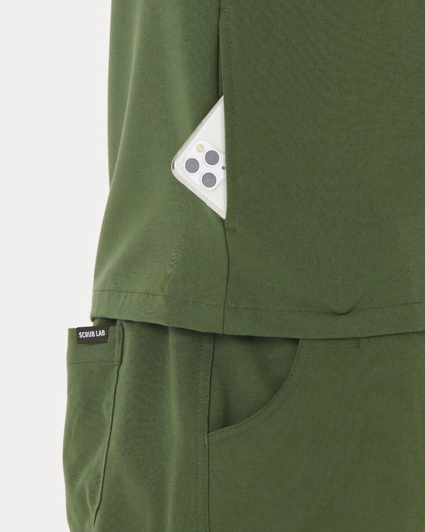 IAN Three Pocket Scrub Top - Combat Khahki – Scrub Lab - Premium ...